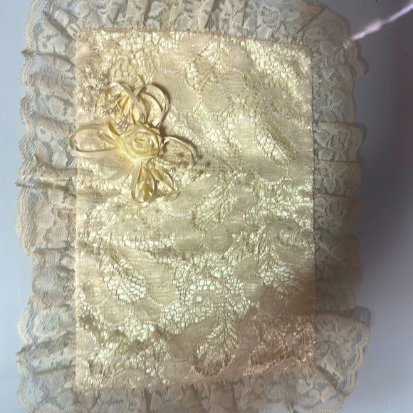 Handmade | Other | Vintage Lace Book Cover Or Pillow Holder Book Not ...